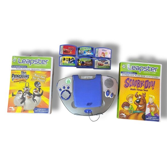 Leapfrog | Toys | Leapfrog Leapster 2200 Learning Game System With 8 ...
